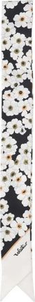 Valentino Garavani T&uuml;cher & Schals - Rectangular Silk Scarf With Floral Motif - Gr. unisize - in Schwarz - f&uuml;r Damen