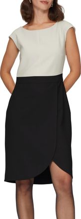 s.Oliver &Auml;rmelloses Etuikleid aus Viskosemix