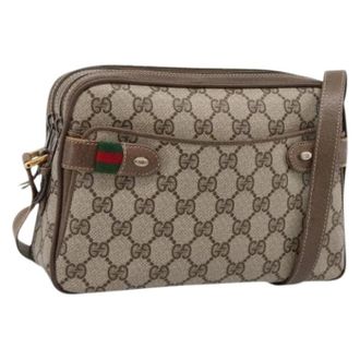 Gucci Pre-owned Vintage GG Canvas Shoulder Bag - Femme - Pre-owned - Brun - Taille: ONE Size
