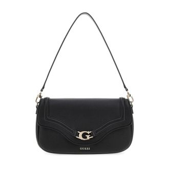 Guess Schwarze Crossbody Handtasche mit Rei&szlig;verschluss - - Bags - Damen - Schwarzk - ONE SIZE
