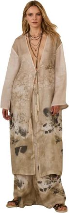 Souvenir Femme, Blouses et Chemises, Beige, Taille: 40 FR M39F0312-Bd137 Kimono