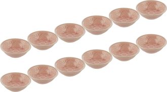 Butlers Schale 60ml 12er Set Dipschalen Set SUMATRA Steinzeug Geschirr Snackschalen | f&uuml;r Desserts Beilagen Sojasauce | Exotisch & gemustert | Mikrowellen- & 