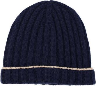 Brunello Cucinelli Bonnet - Bleu