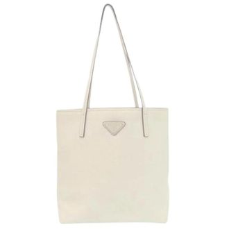 Prada Pre-owned Vintage Tote Bag - - Pre-owned - Damen - Wei&szlig; - ONE SIZE