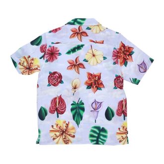 The Hundreds Homme, Chemises, Multicolore, Taille: M Blooming Woven Short Sleeve Shirt