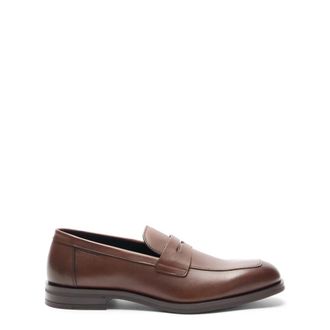 Stuart Weitzman SW Club Classoc Penny Loafer - - Shoes - Herren - Braun - 40 EU