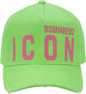 Dsquared2 Icon Baseballkappe mit Schnalle - - Accessories - unisex - Gr&uuml;n - ONE SIZE