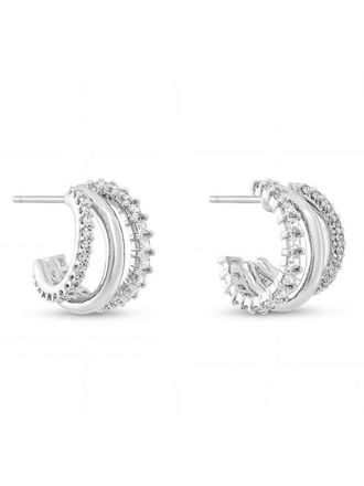 Swarovski Ohrringe Hyperbola 5737110 Silberfarben