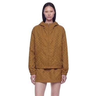 Gucci Slub GG Nylon Windbreaker