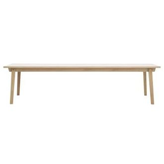 NORMANN COPENHAGEN Table rectangulaire Slice - Bois naturel - Chêne - Designer Hans Hornemann