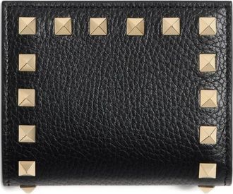 Valentino Rockstud Flap Wallet - - Accessories - unisex - Schwarzk - ONE SIZE