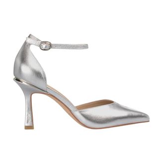 Alma En Pena Pumps mit spitzer Spitze und Kn&ouml;chelriemen - - Shoes - Damen - Grau - 42 EU