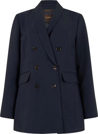 Moorer Veste Kylie &agrave; double boutonnage - Femme - Vestes - Bleu - Taille: 36 FR