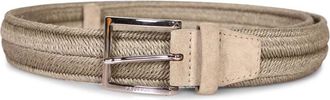 Orciani Homme, Accessoires, Beige, Taille: 90 CM Ceinture Tress&eacute;e