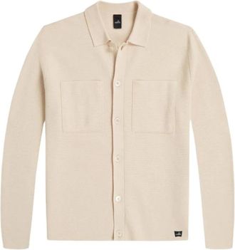 Wahts Wahts, Homme, Pulls, Blanc, Taille: 2XL Whats Knitted Jacket