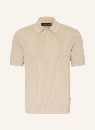 Marc O'Polo Marc Opolo Strick-Poloshirt beige