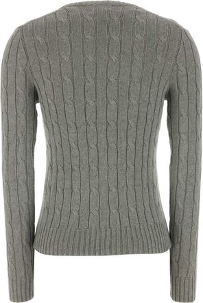 Polo Ralph Lauren Cable-Knit Cotton Sweater - Gray