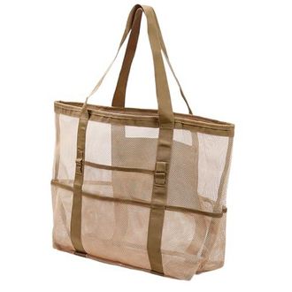 Generico Mesh Beach Bag for Women - Tote &eacute;tanche, conception de poche, conservation de grande capacit&eacute;, poign&eacute;es renforc&eacute;es | Pologne pique-nique pour &eacute;picerie