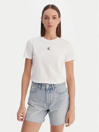 Calvin Klein Jeans T-Shirt LV047AB213 Wei&szlig; Regular Fit