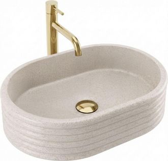 Rea Aufsatzwaschbecken Rea Nicoletta Beige