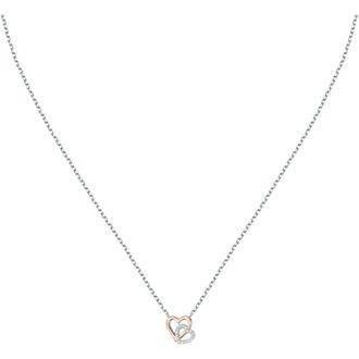 Cleor Collier en argent 925/1000 et zircon