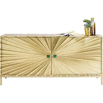 Kare Design Design Sideboard Illumino, Gold, 80x160x40cm