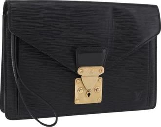 Louis Vuitton Pre-owned Vintage Epi Clutch - Femme - Pre-owned - Noir - Taille: ONE Size