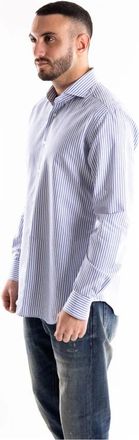 Xacus Homme, Chemises, Bleu, Taille: XL Chemise Infroissable