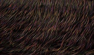 CRS Fur Fabrics Super Luxus Kunstfell Stoff Material - Feuerwerk