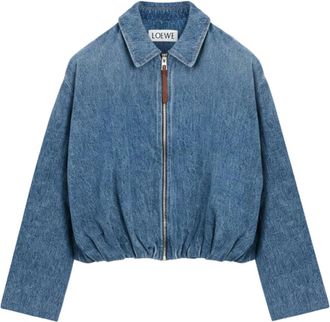 Loewe Femme, Vestes, Bleu, Taille: 40 FR Veste Drap&eacute;e