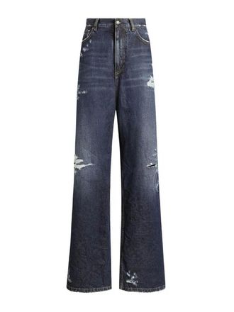 Dolce & Gabbana Jean Droit - Bleu