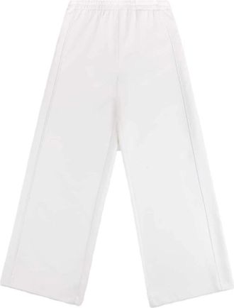 Fay Femme, Pantalons, Blanc, Taille: 40 FR Pantalon en jersey coupe regular