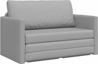 vidaXL Canap&eacute;-Lit Gris nuage 124 x 71 x 78 cm tissu vidaXL