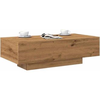 vidaXL Table basse ch&ecirc;ne artisanal 100x49,5x31 cm bois ding&eacute;nierie Vidaxl