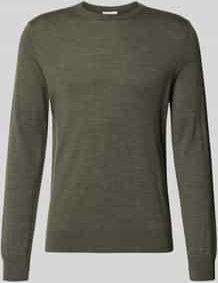 Profuomo Regular Fit Strickpullover aus reiner Wolle
