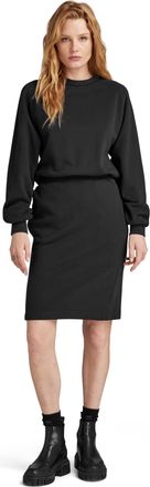 G-Star G-Star RAW Damen Ventilation Sweat Kleid, Schwarz (dk Black D24505-D562-6484), XS