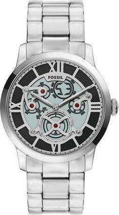 Fossil Uhr Townsman Big Tic FS6192 Silberfarben