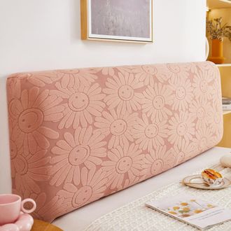 Generic Elastischer G&auml;nsebl&uuml;mchen-Jacquard Kopfteilbezug, Haustierfreundlicher & Einfach Anzubringender Schutzbezug, Kratzfester & Waschbarer Staubschutz f&uuml;r 