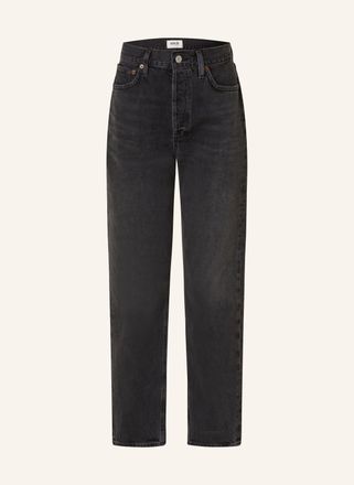 A Gold E Agolde Straight Jeans 90s Pinch Waist schwarz
