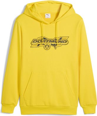 Puma Hoodie FtblCulture Borussia Dortmud Homme, Accessoires, Jaune, XXL