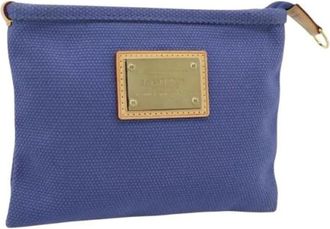 Louis Vuitton Pochette Pre-owned - Femme - Pre-owned - Bleu - Taille: ONE Size
