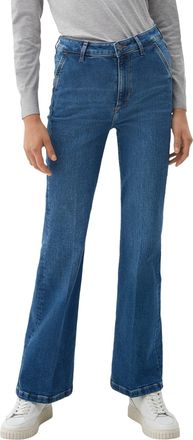 s.Oliver Womens 2120670 Jeans, Beverly Flared Leg, blau 55Z4, 34/34