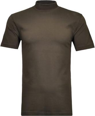 Ragman Ragman T-shirt Ragman col montant à manches courtes - Marron