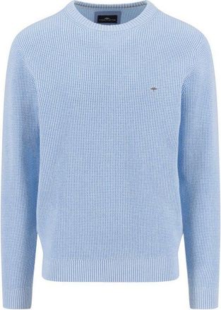 Fynch-Hatton Strickpullover aus Baumwolle, normale Passform, h&uuml;ftbedeckende L&auml;nge