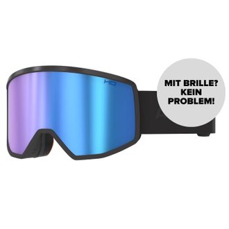 Atomic FOUR HD Skibrille - Teal Blue - Skibrillen mit kontrastreichen Farben - Hochwertig verspiegelte Snowboardbrille - Brille mit Live Fit Rahmen - Skibril