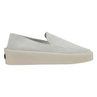 Fear of God Homme, Chaussures, Blanc, Taille: 42 EU Mocassins en Daim Gris Tourterelle