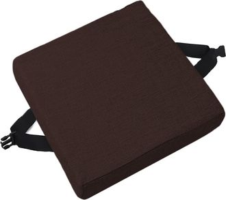 Generic Sitzpolster für Hocker und Stuhlkissen quadratische Sitzkissen mit Rutschfester Schnalle für Garten Büro Schule Terrasse Wohnzimmer (25 x 25 x 5 cm Du