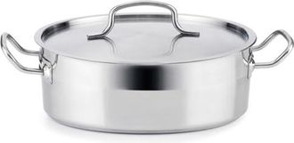 Quid Cook INOX Basika Topf, Edelstahl 24 x 6 cm