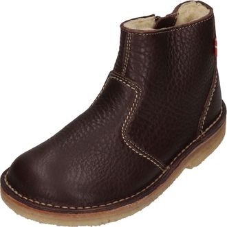 Duckfeet gefütterte Damen Stiefeletten MIDDELFART choco, Größe:40 EU