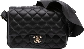 Chanel Hobo Bags - Quilted Calfskin Bolero de Chanel Flap - Gr. unisize - in Schwarz - für Damen